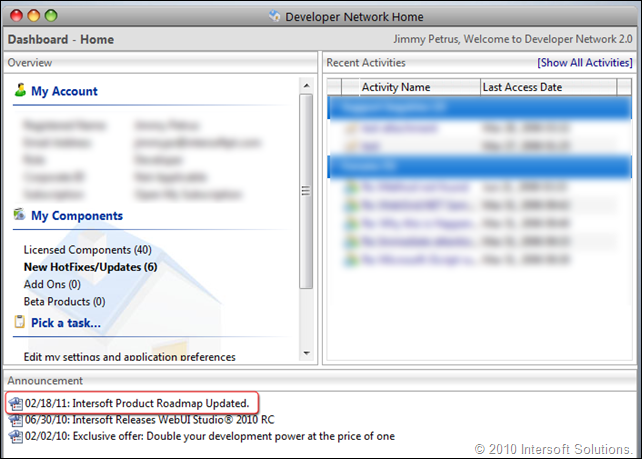 Announcing WebUI Studio 2011 Roadmap | Intersoft Solutions Corporate Blog